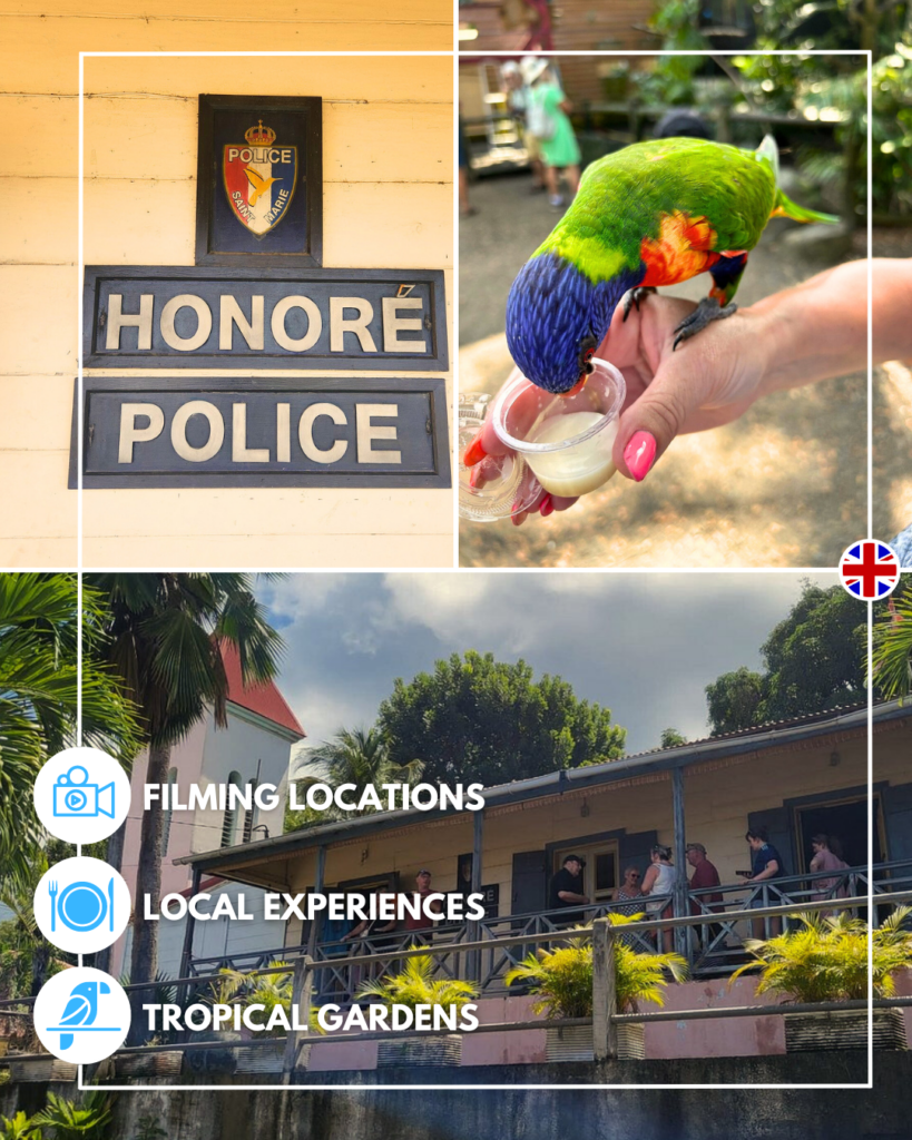 "Death In Paradise Hotspots, Botanical Garden, And lunch at Catherine’s Bar" Tour